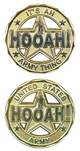 Hooah Challenge Coin - Meach's Military Memorabilia & More