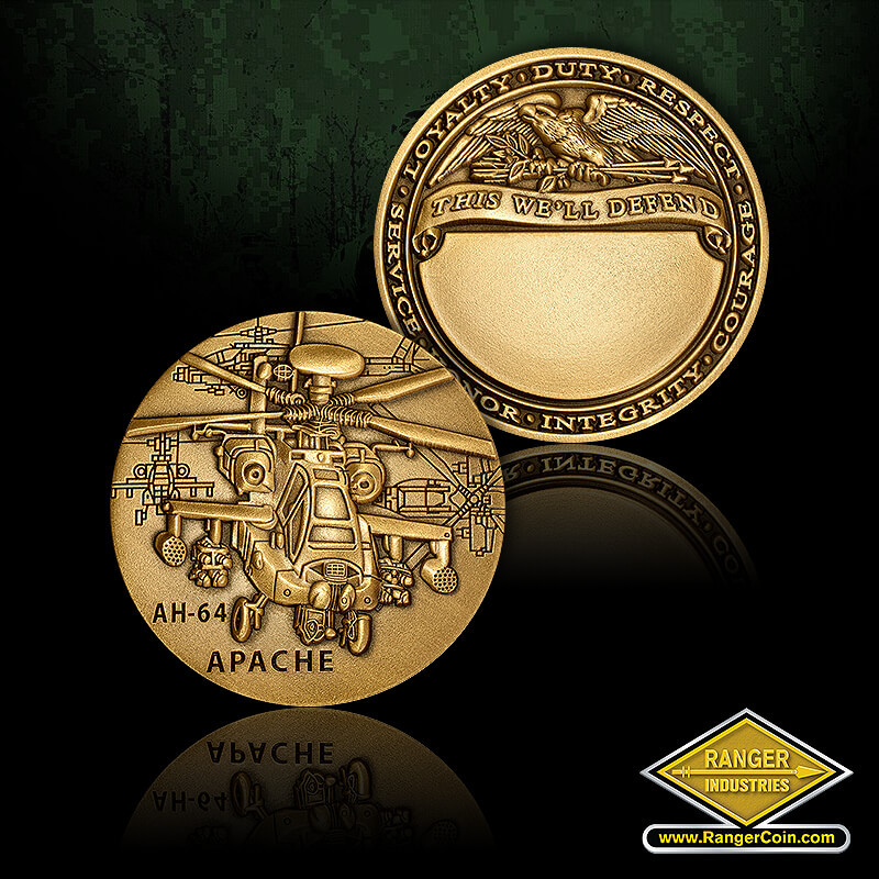 M-60 Patton Challenge Coin - Meach's Military Memorabilia & More
