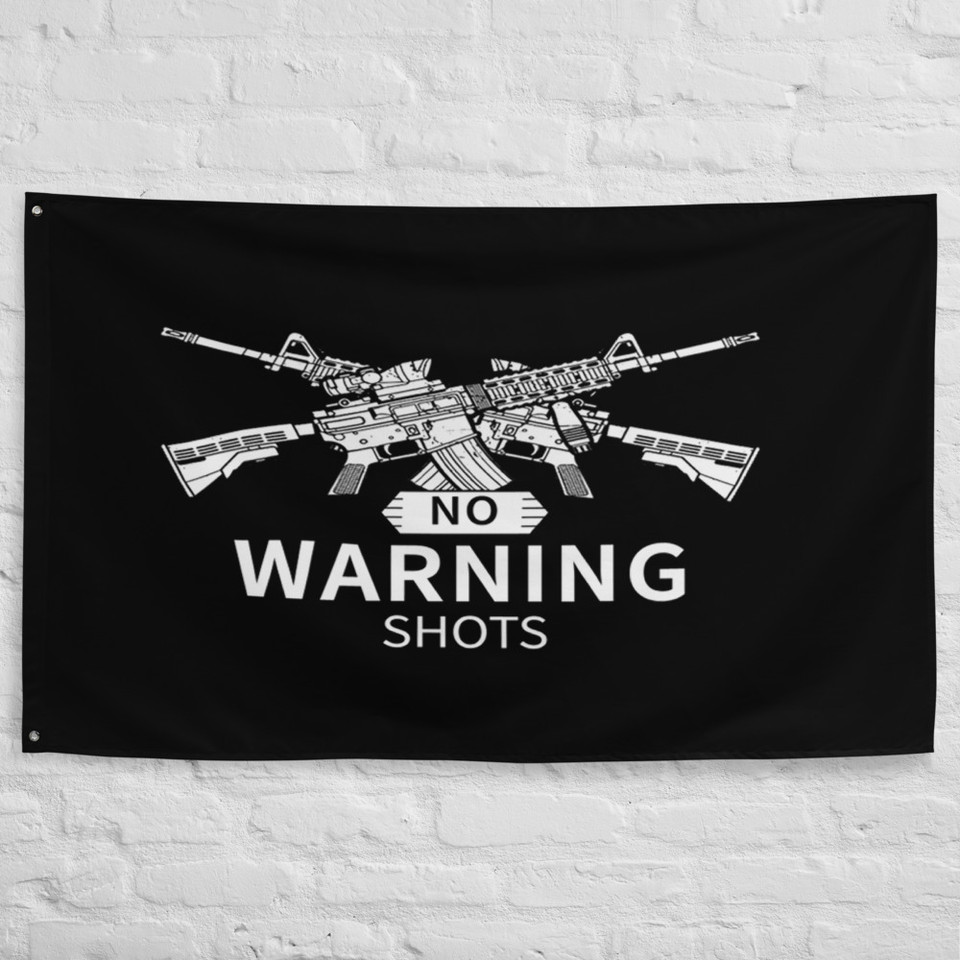 Keep Calm and Aim Center Mass Banner - Meach's Military Memorabilia & More