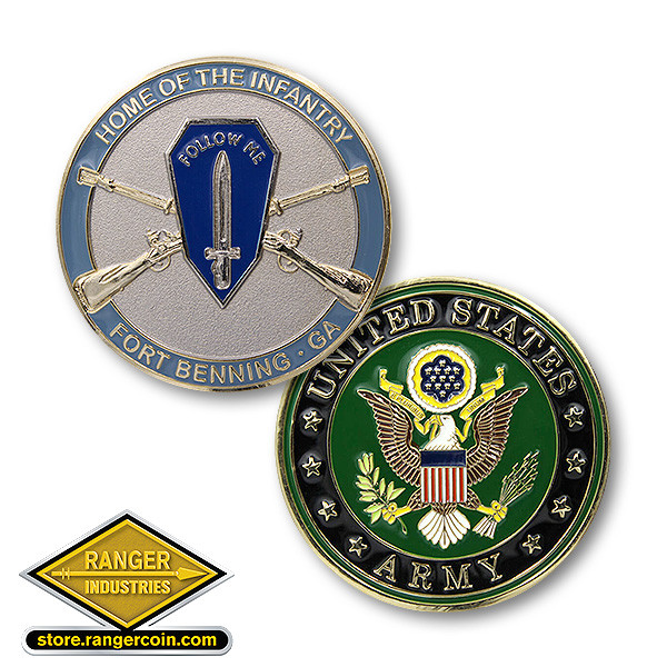 Fort Campbell, KY, Rakkasans Challenge Coin - Meach's Military ...