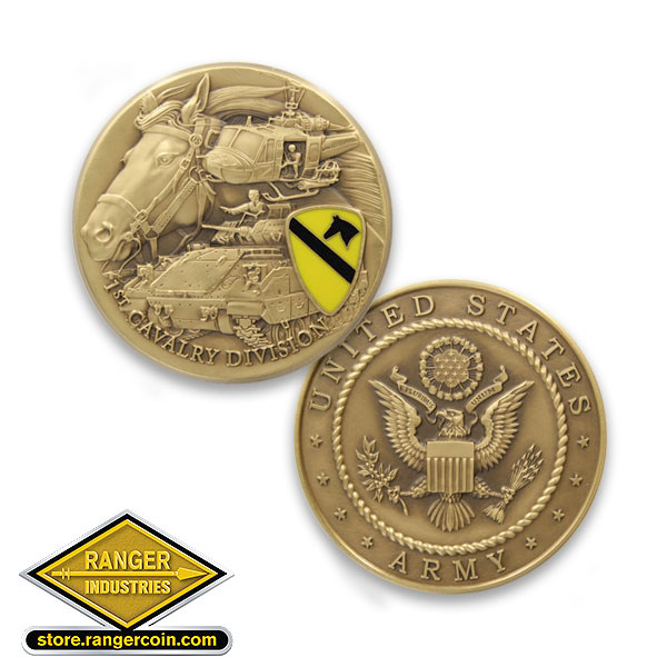 US Army Signal Corps Challenge Coin - Meach's Military Memorabilia & More