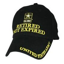 ARMY RETIRED Baseball Cap - Meach's Military Memorabilia & More