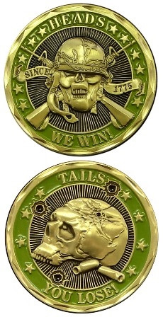 Hooah Challenge Coin - Meach's Military Memorabilia & More