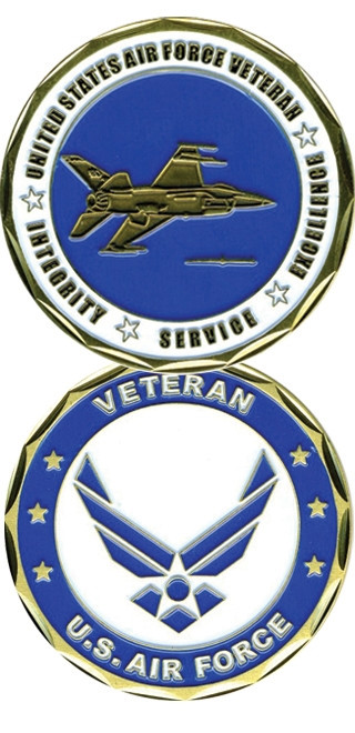 Core Values - U.S. Air Force Challenge Coin - Meach's Military ...