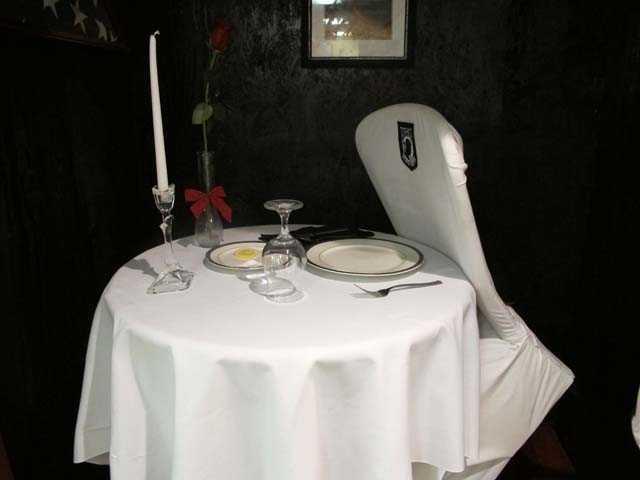 THE FALLEN SOLDIERS’ TABLE/THE FALLEN COMRADE TABLE - Meach's Military ...