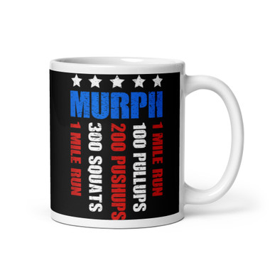 MURPH White glossy mug - Meach's Military Memorabilia & More