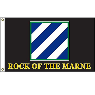 3rd Infantry Division 3X5 Flag - Meach's Military Memorabilia & More