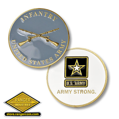 US Army Infantry Challenge Coin - Meach's Military Memorabilia & More