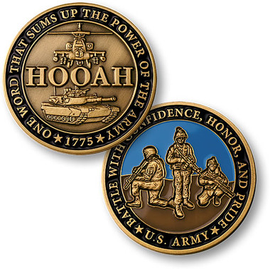 U.S. Army Hooah Challenge Coin - Meach's Military Memorabilia & More