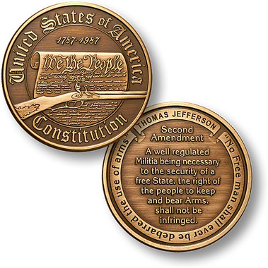 Constitution - Second Amendment Challenge Coin - Meach's Military ...