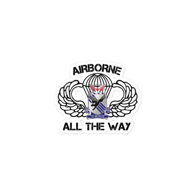 505 Airborne All the Way Bubble-free sticker - Meach's Military ...
