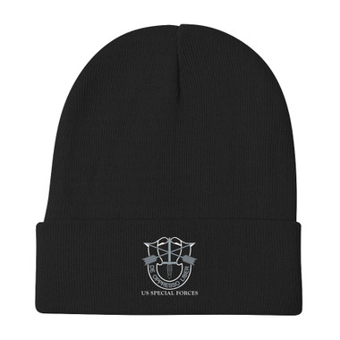 US Special Forces Embroidered Beanie - Meach's Military Memorabilia & More