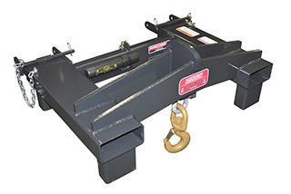 Haugen M14 Premium Swivel Hook for Telehandlers w/Frame and Sure lock ...