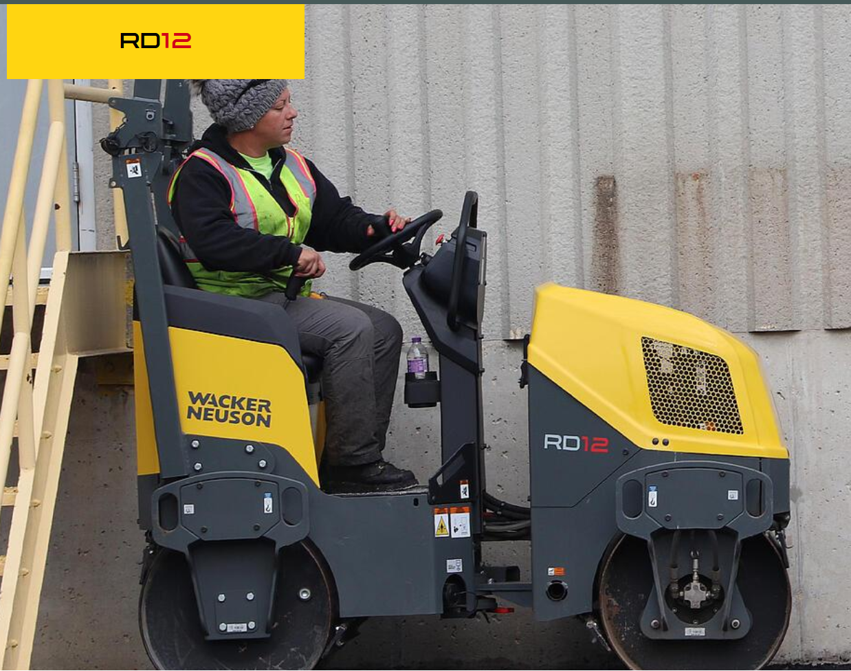 Wacker Neuson RD12A-90 - 1.2 Ton Articulated Tandem Roller