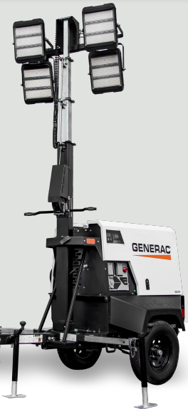 Generac GLT4M LED Light Tower - (4) 320W LED Lights, Mitsubishi L2E ...
