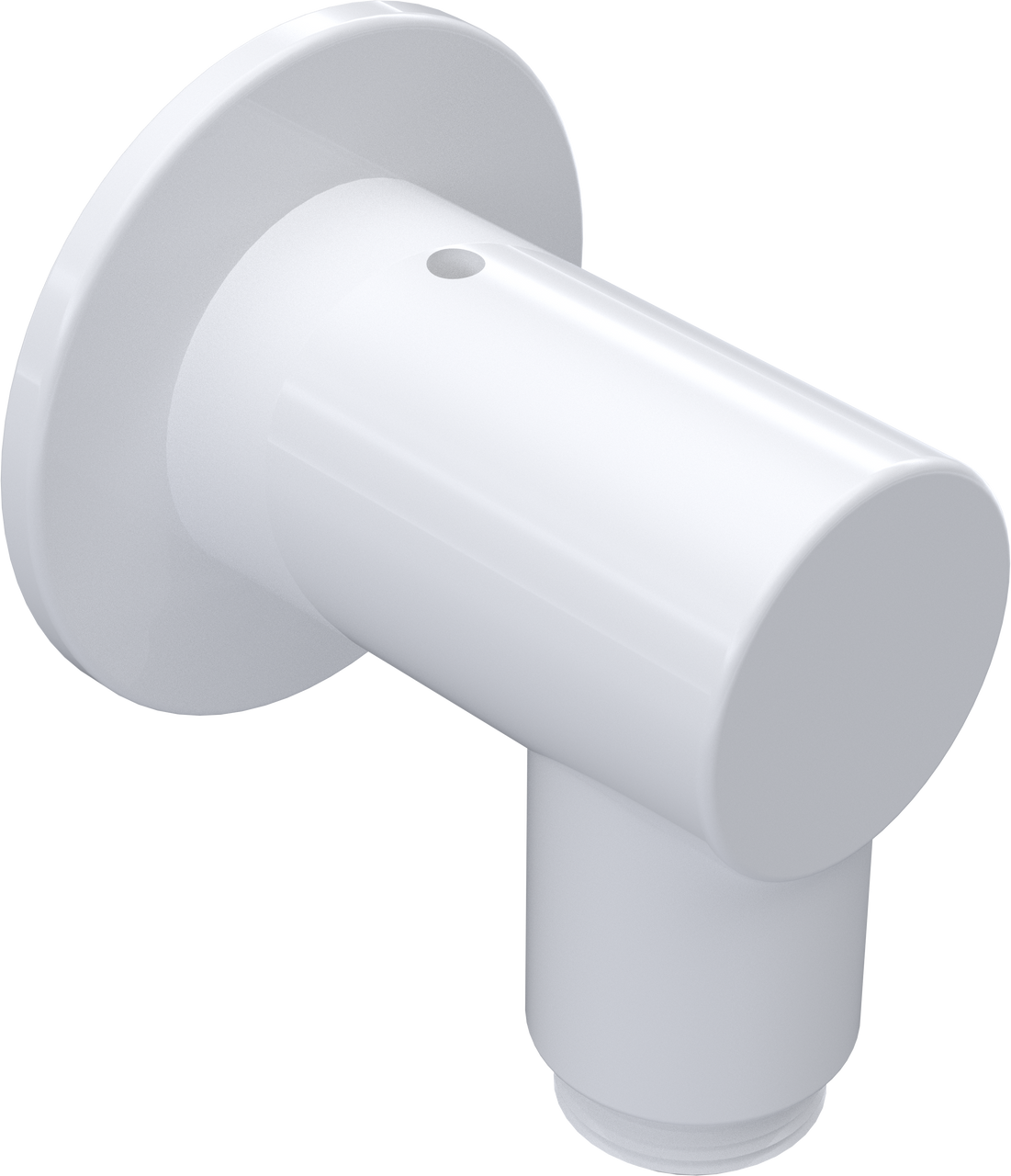Wall Outlet Elbow with Dual Check Valve - With Wall Flange