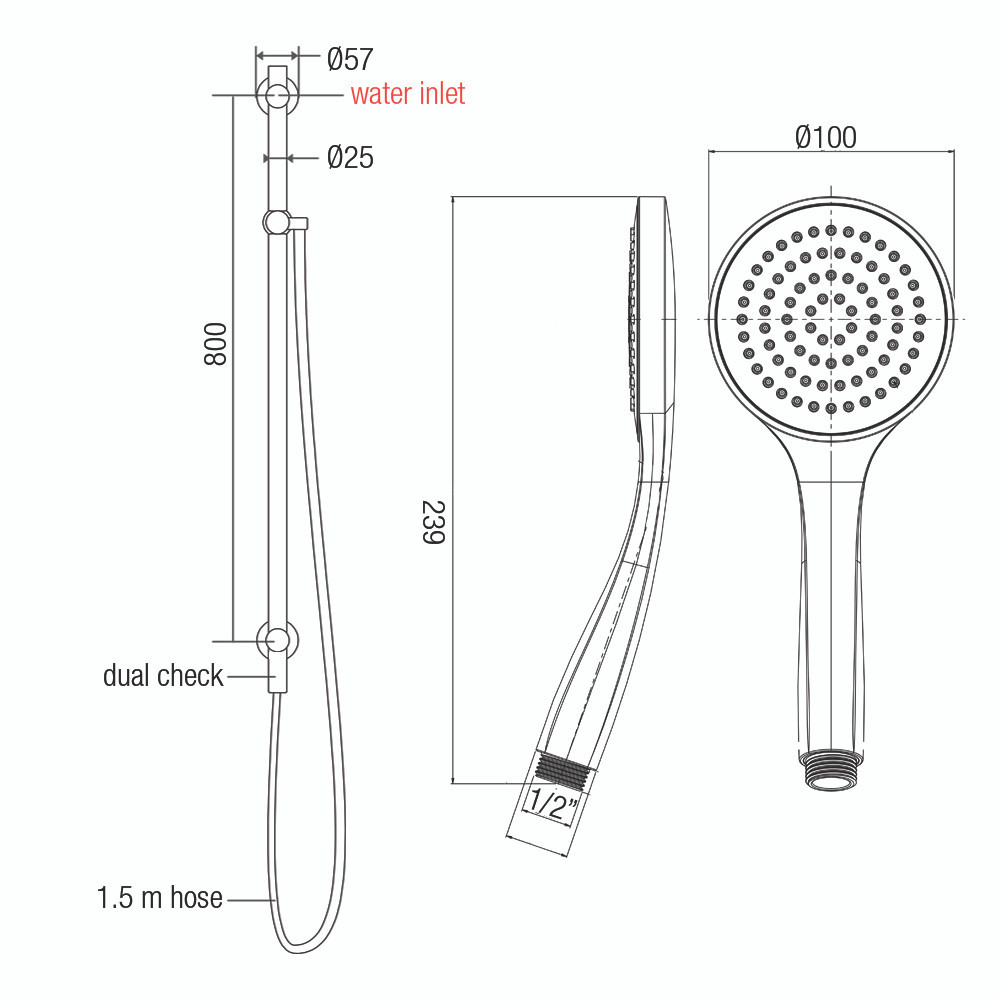 Showers - Handheld Showers - Rail Showers - Con-Serv Corporation