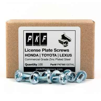 License Plate Screws For HONDA | TOYOTA | LEXUS