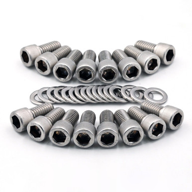 SBF Stainless Steel Header Bolts for Small Block Ford 260 289 302 351