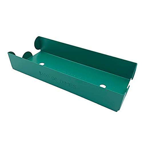 Huron Aluminum Dime Coin Tray, Green (1/12/96 pc) - Huron