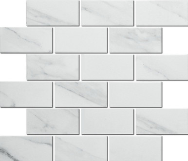 Carrara Look Porcelain Subway Tiles | ExoTiles Australia