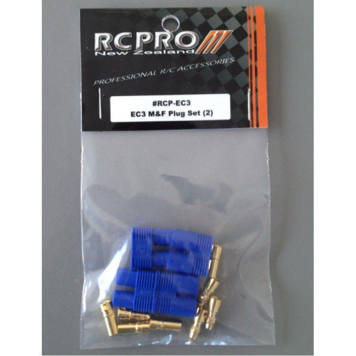 EC3 Plug M&F 2 pair, by RC Pro - Speedi Models