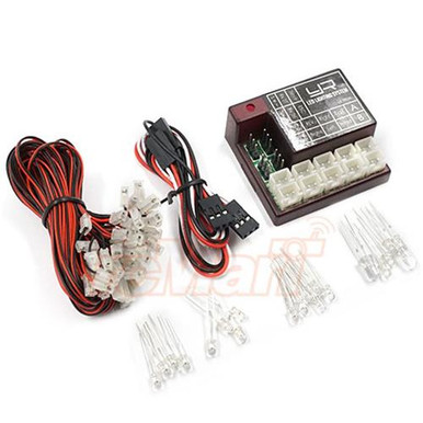 2 CHANNEL PROGRAMMABLE LED LIGHTING SYSTEM FOR 1/10 RC CAR - Speedi Models