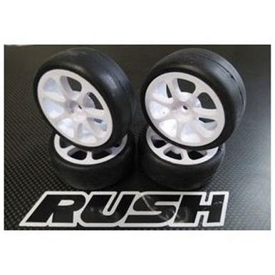 RUSH 28X SEVEN SPOKE PRE-GLUED TIRES (4pcs) - Speedi Models