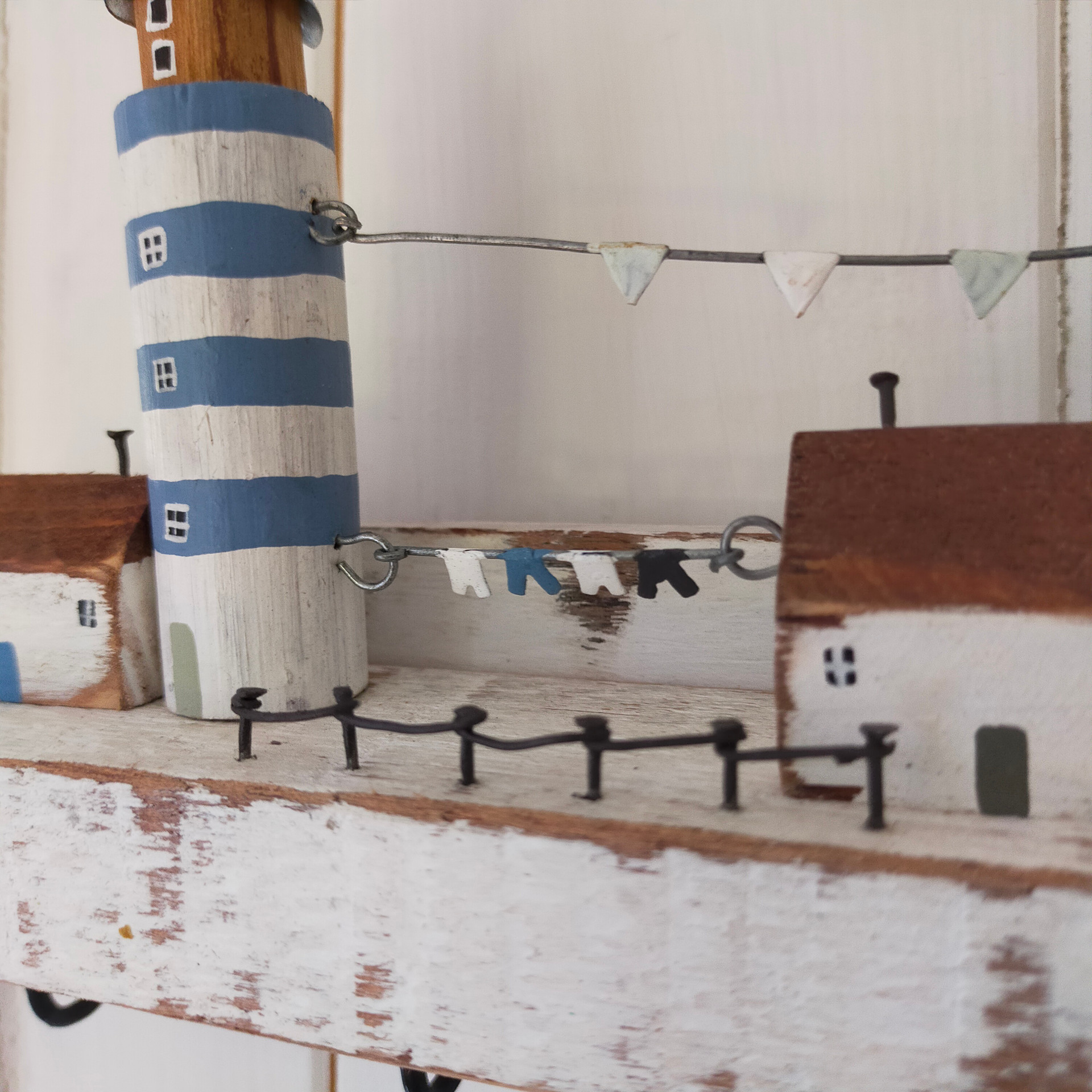 Quayside with Lighthouse Nautical Key Rack - The Rustic Hut