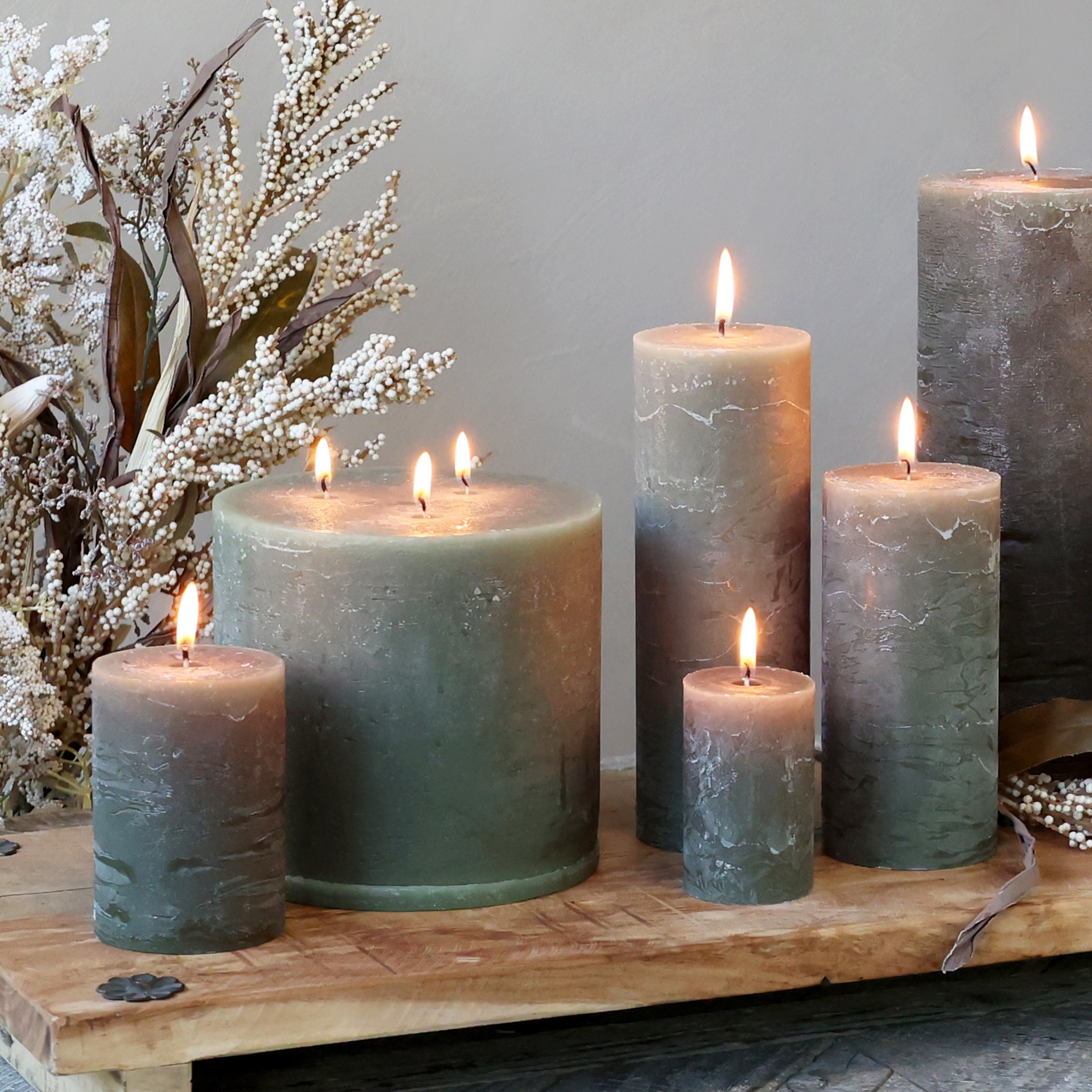 Rustic Candles