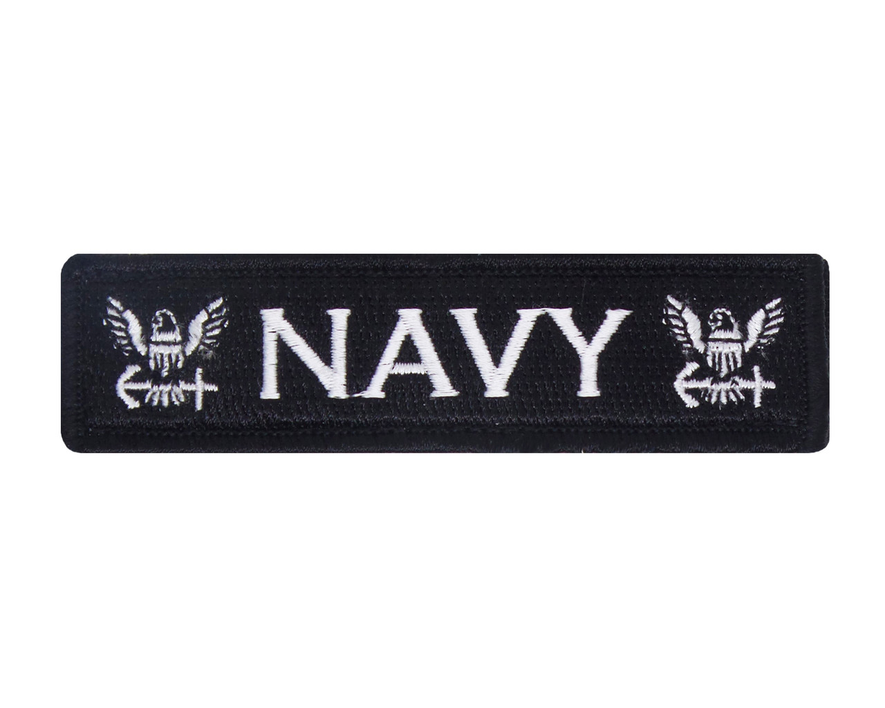 Navy USN Tactical Velcro Fully Embroidered Morale Tags Patch - Morale Tags