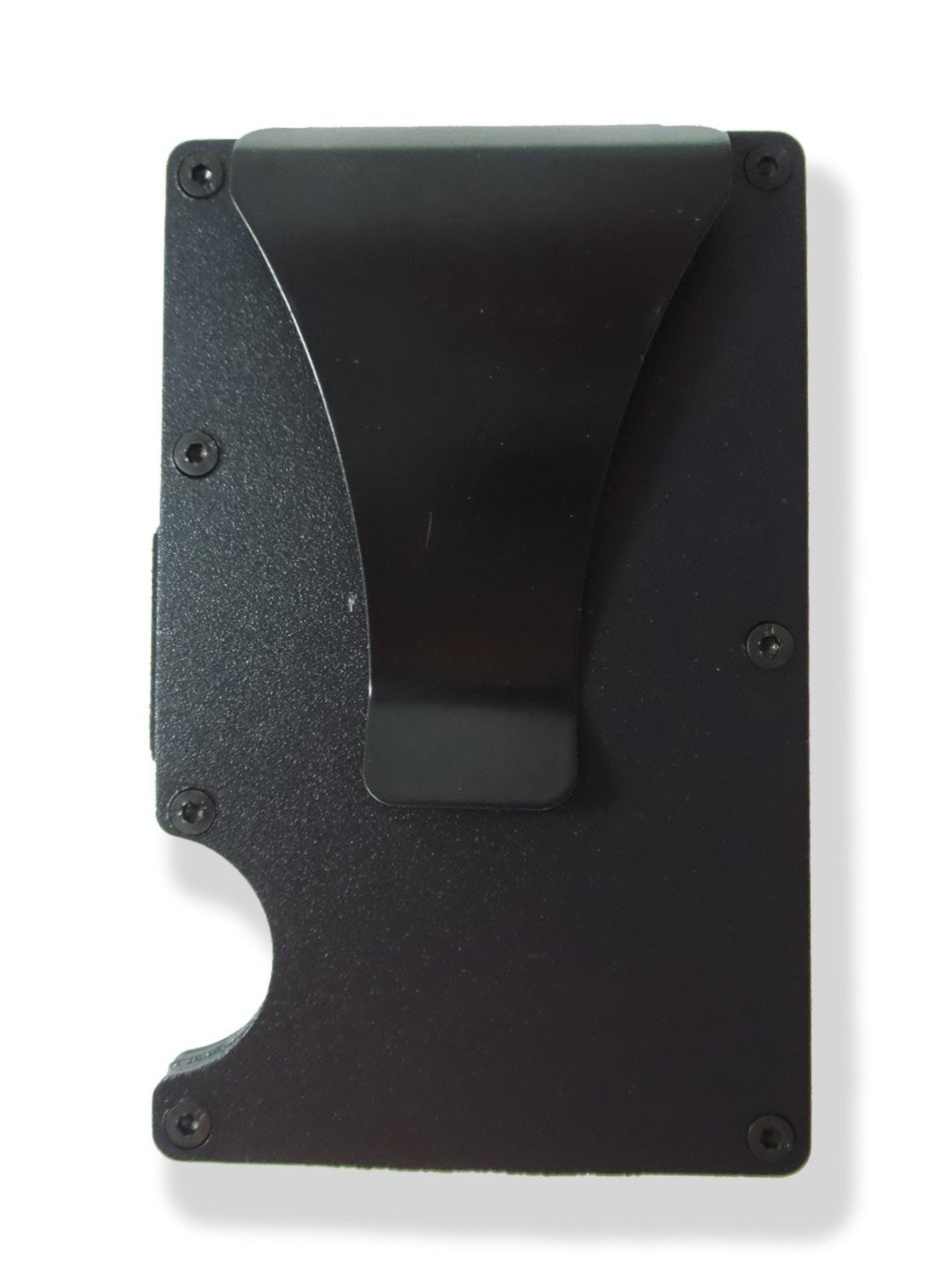 Middle Finger Wallet Custom Engraved RFID Blocking Thin Card Organizer ...