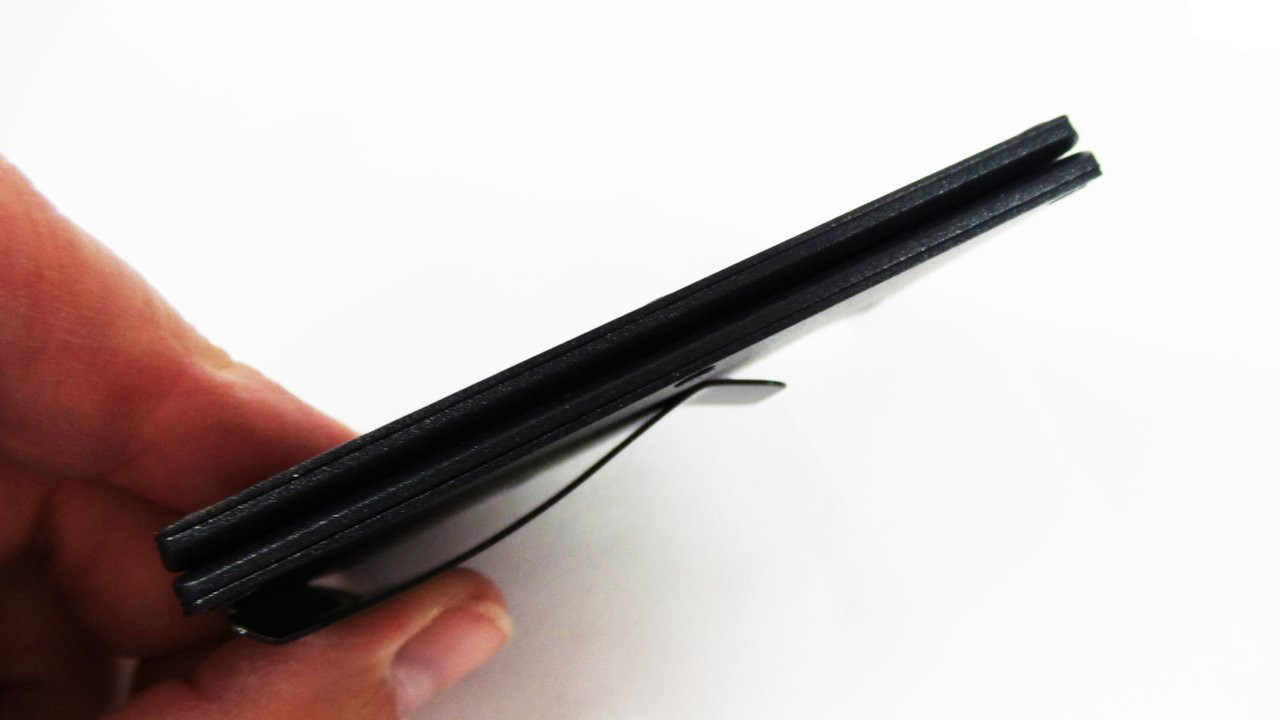 Middle Finger Wallet Custom Engraved RFID Blocking Thin Card Organizer ...