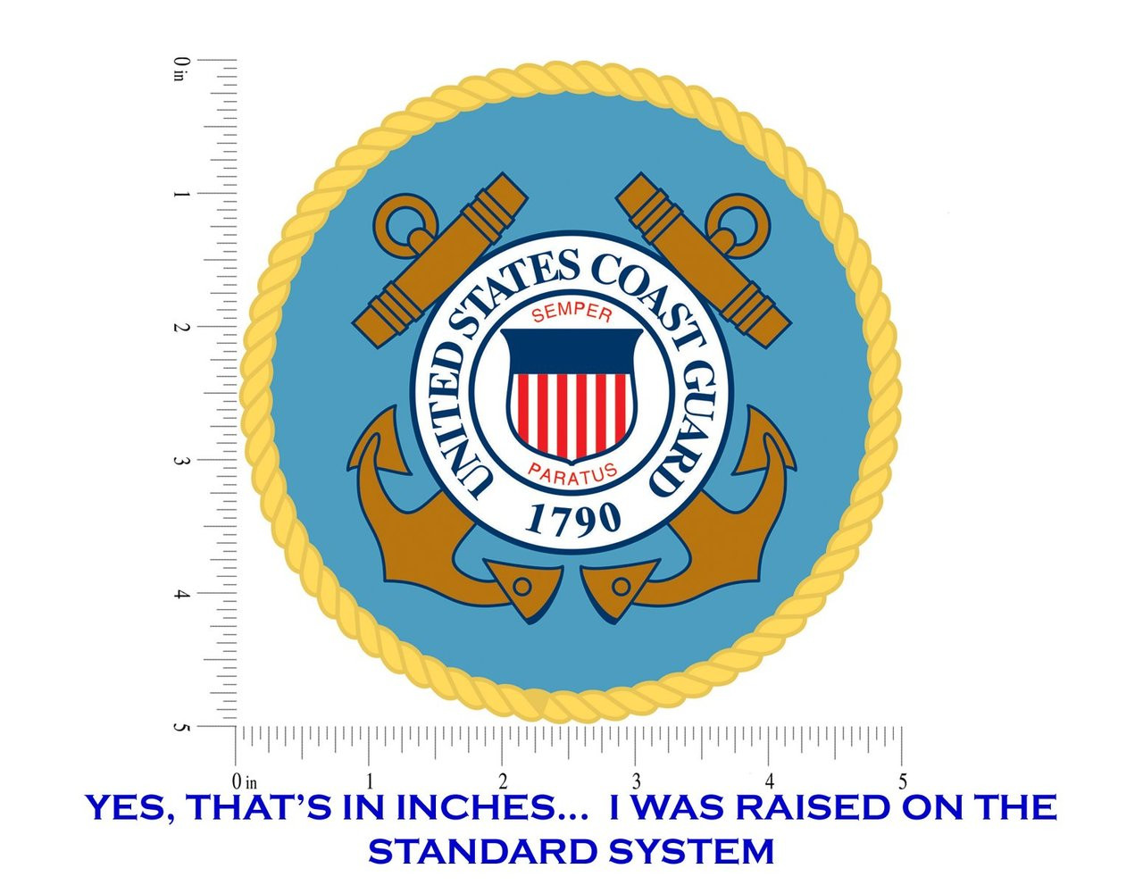 Coast Guard Emblem USCG Logo Vinyl Decal Sticker for Cars Trucks ...