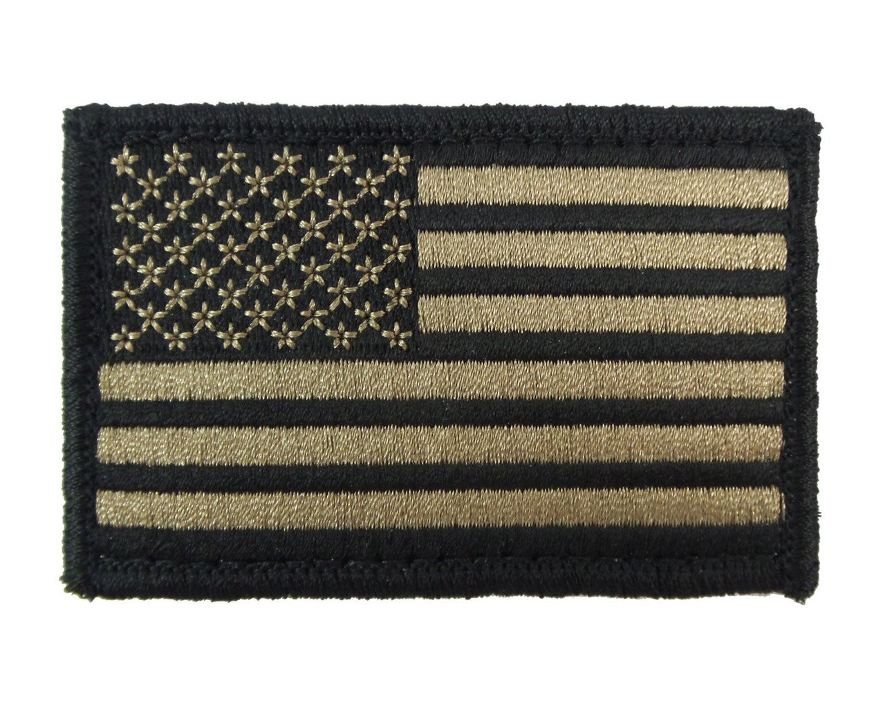 USA American Flag Tactical Velcro Fully Embroidered Morale Tags Patch ...