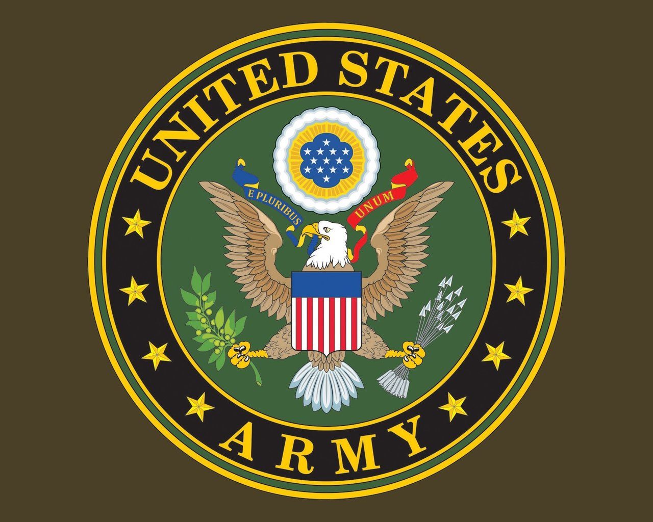 Army Emblem US Army Logo Vinyl Decal Sticker for Cars Trucks Laptops ...