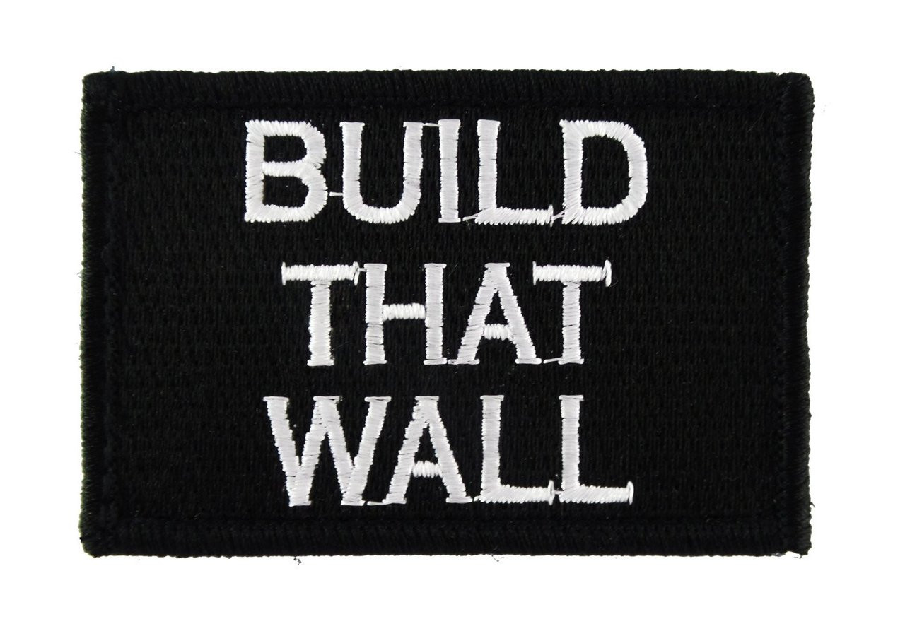 Build That Wall Tactical Velcro Fully Embroidered Morale Tags Patch ...