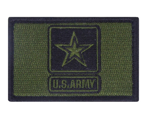 ARMY U.S.A. Tactical Velcro Fully Embroidered Morale Tags Patch ...