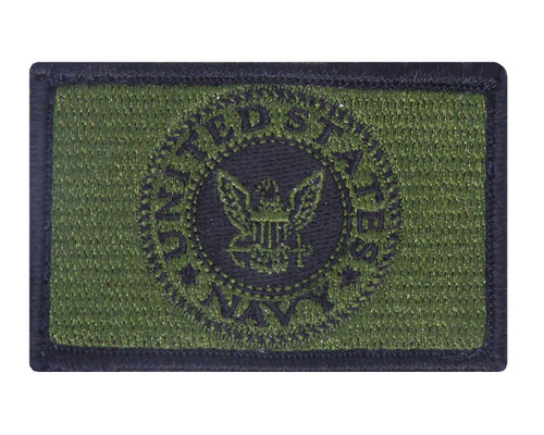 Navy USN Tactical Velcro Fully Embroidered Morale Tags Patch - Morale Tags
