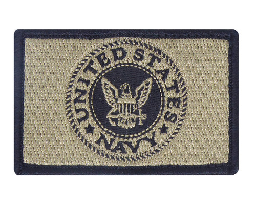 Navy USN Tactical Velcro Fully Embroidered Morale Tags Patch - Morale Tags