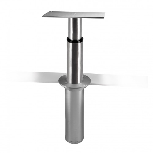 Two stages electric table pedestal, can be lowered to the floor