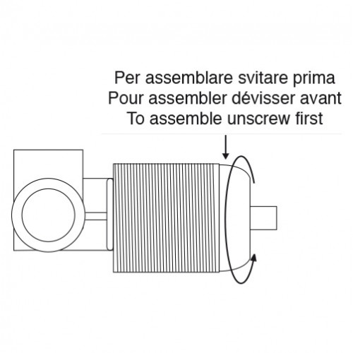 Ceramic Bulkhead Mounted One Handle Shower Mixer