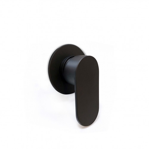 TMJADI1000K One handled bulkhead shower mixer in matt black