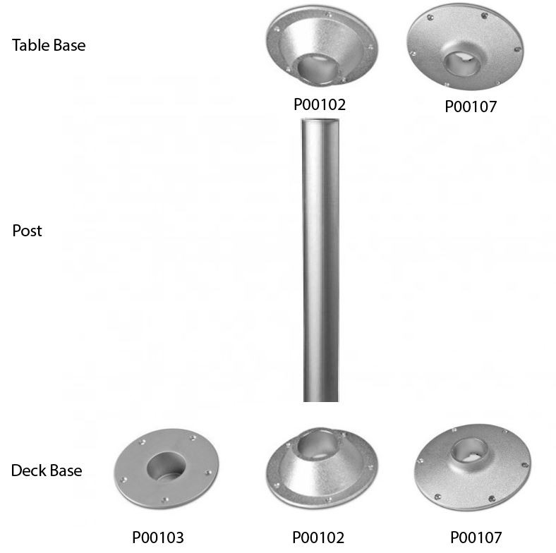 Struts and Pedestals - Table Pedestals - Removable Table Pedestals ...