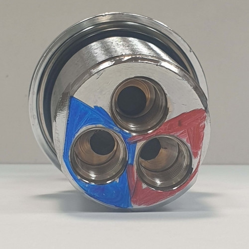 Recessed mixer tap