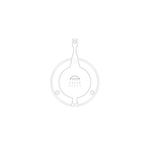 Recessed Cold Only Tap in Black Transom Housing