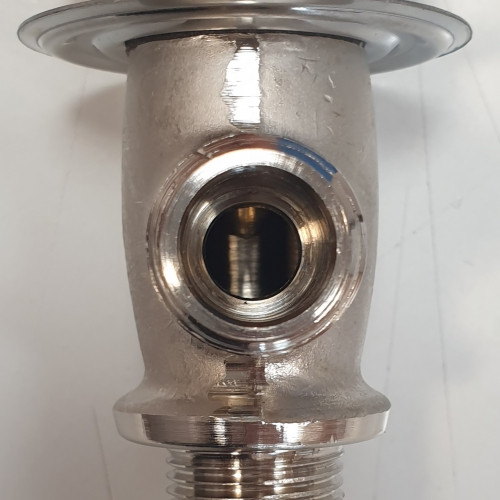 Recessed Cold Only Tap in Black Transom Housing