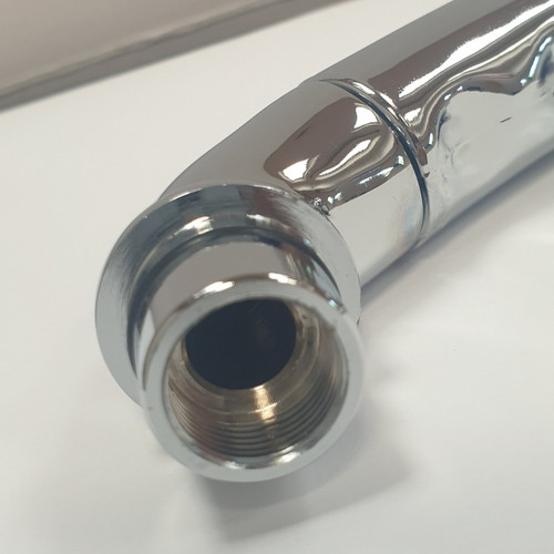 Pull-out elbow water saving trigger shower head