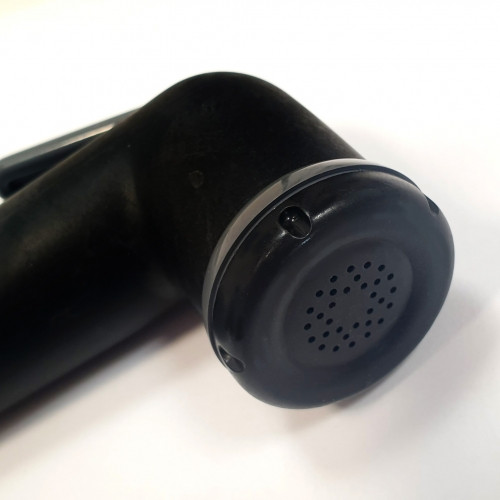 Elbow trigger shower with holder and hose