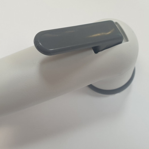 Elbow trigger shower with holder and hose